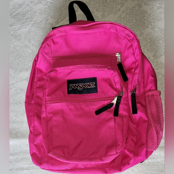 Jansport | Bags | Jansport Big Student Ultra Pink Unisex Backpack ...